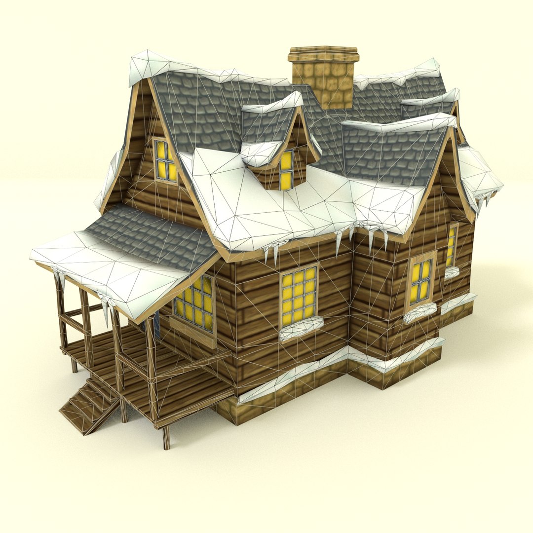 3ds Winter House