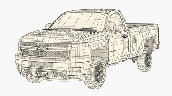 3D model 2011 chevrolet silverado pickup truck - TurboSquid 1612574