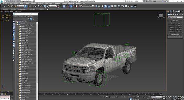 3D model 2011 chevrolet silverado pickup truck - TurboSquid 1612574
