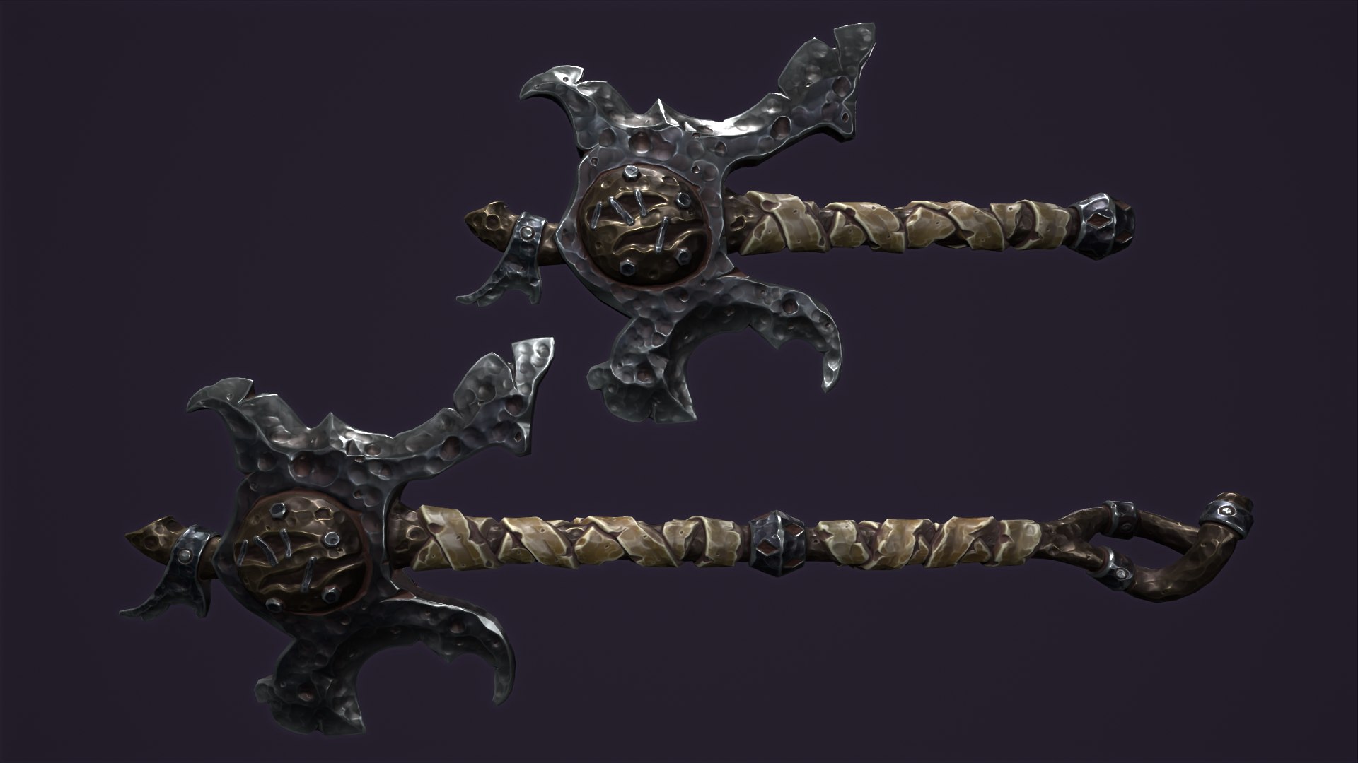 Brute Poleaxe 3D Model - TurboSquid 1903973