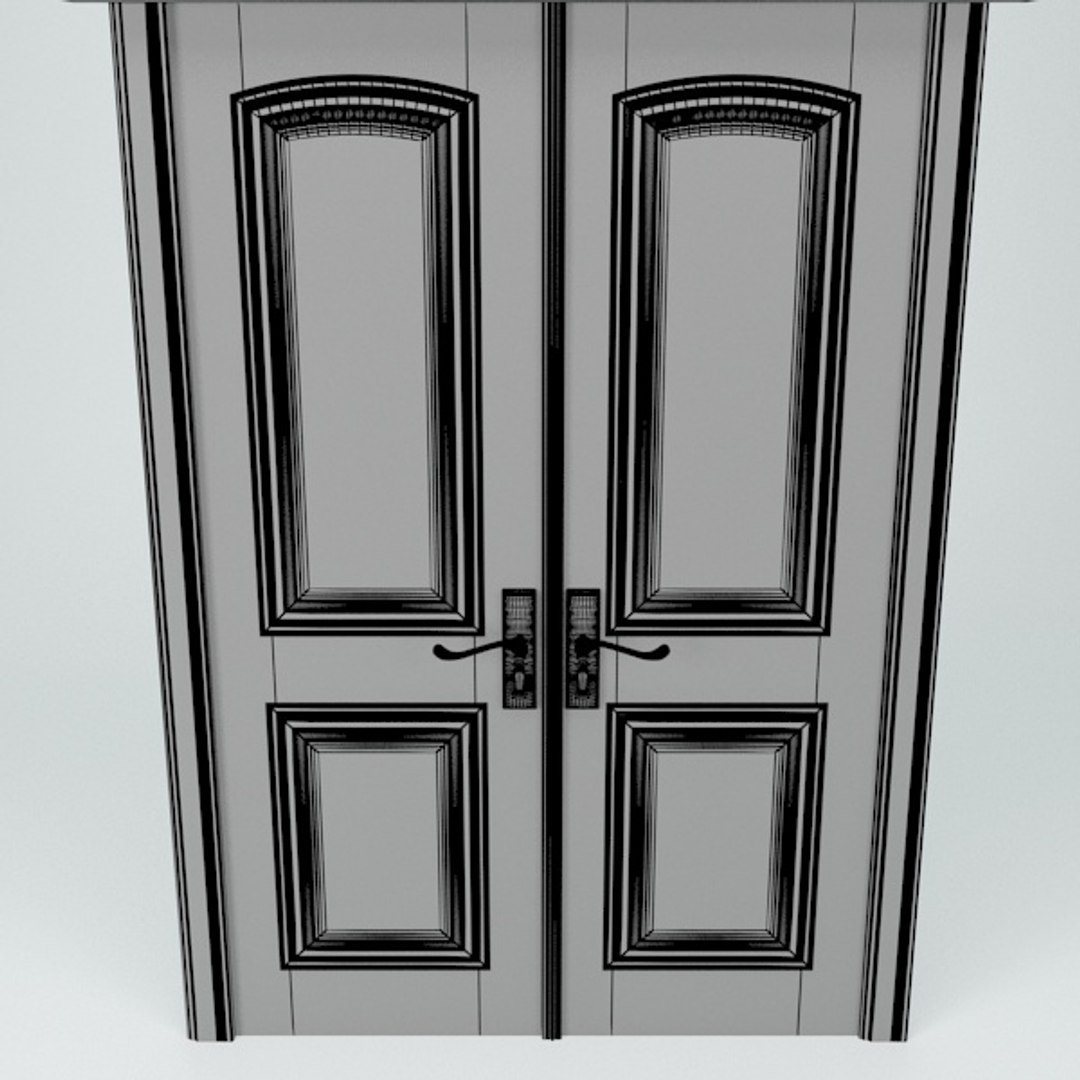 Double Doors 3d Max