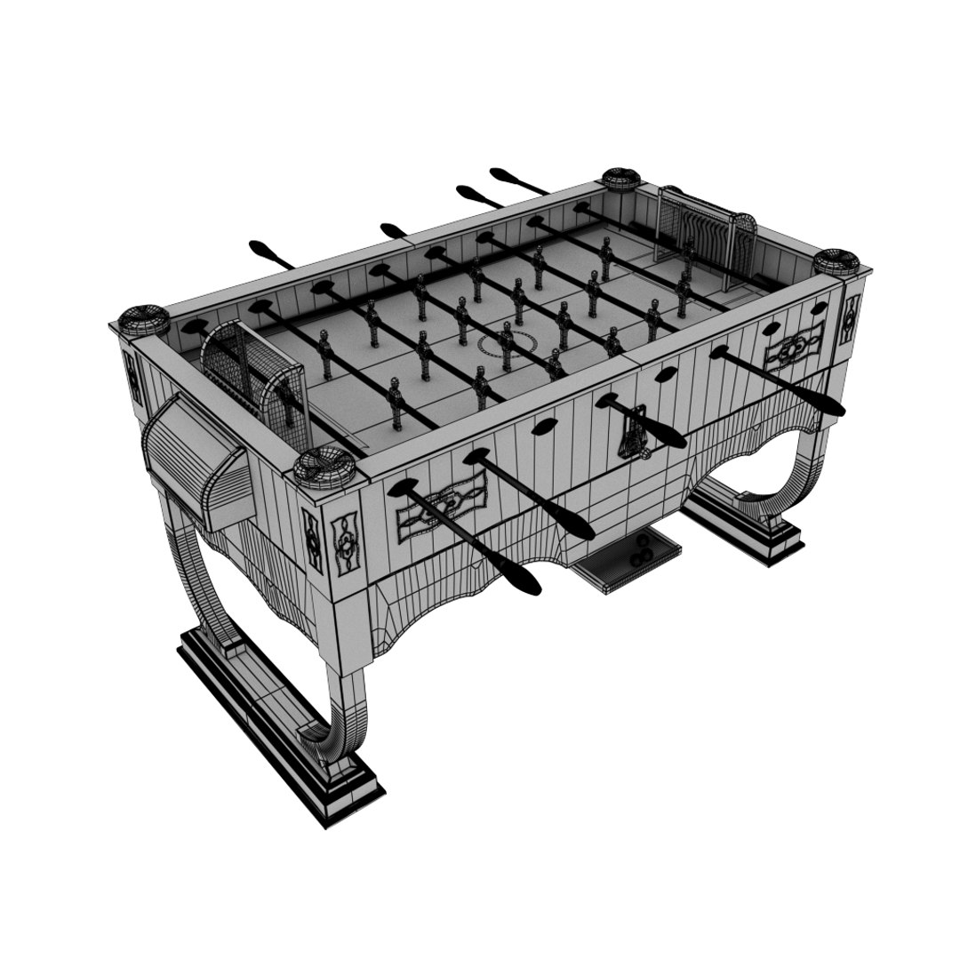 Soccer Table Automatilux 3D Model - TurboSquid 1478006