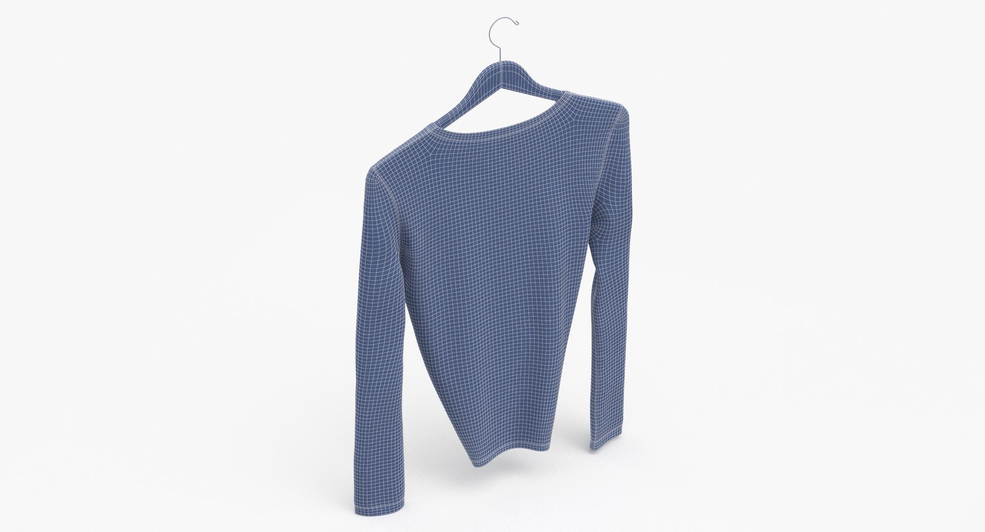 3D Long Sleeve Hanging Female Crew Neck Knotted White Blank And Branded ...