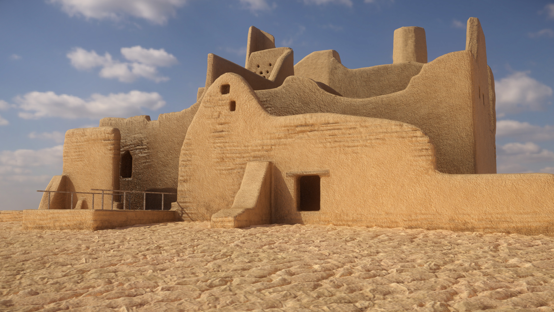 Ad Diriyah town 3D model - TurboSquid 1785632