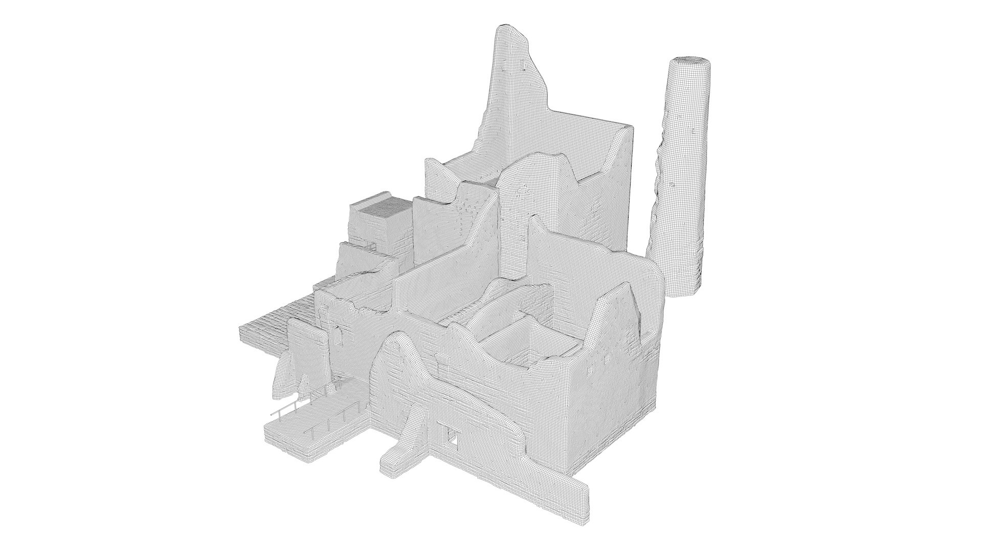 Ad Diriyah Town 3D Model - TurboSquid 1785632