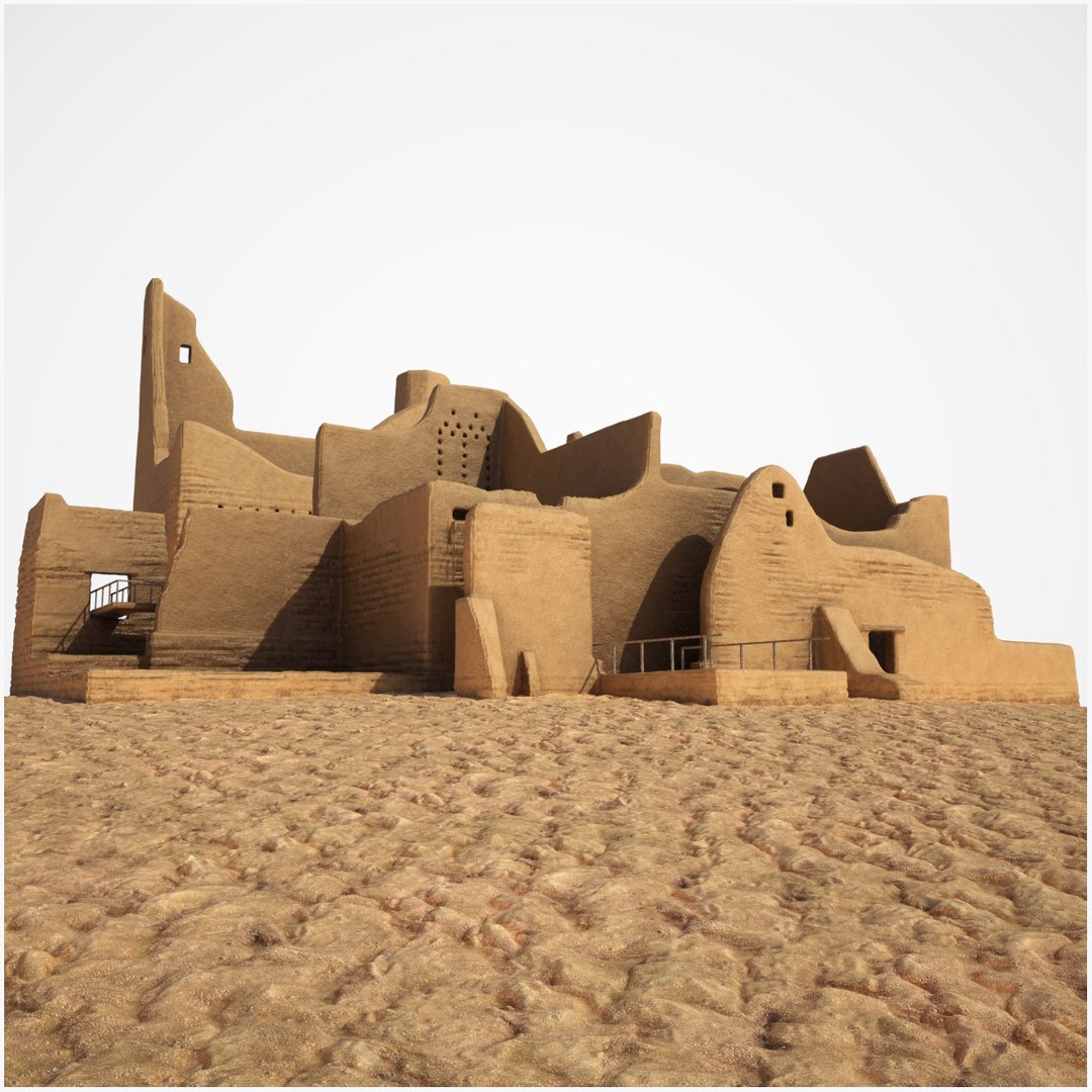Ad Diriyah town 3D model - TurboSquid 1785632
