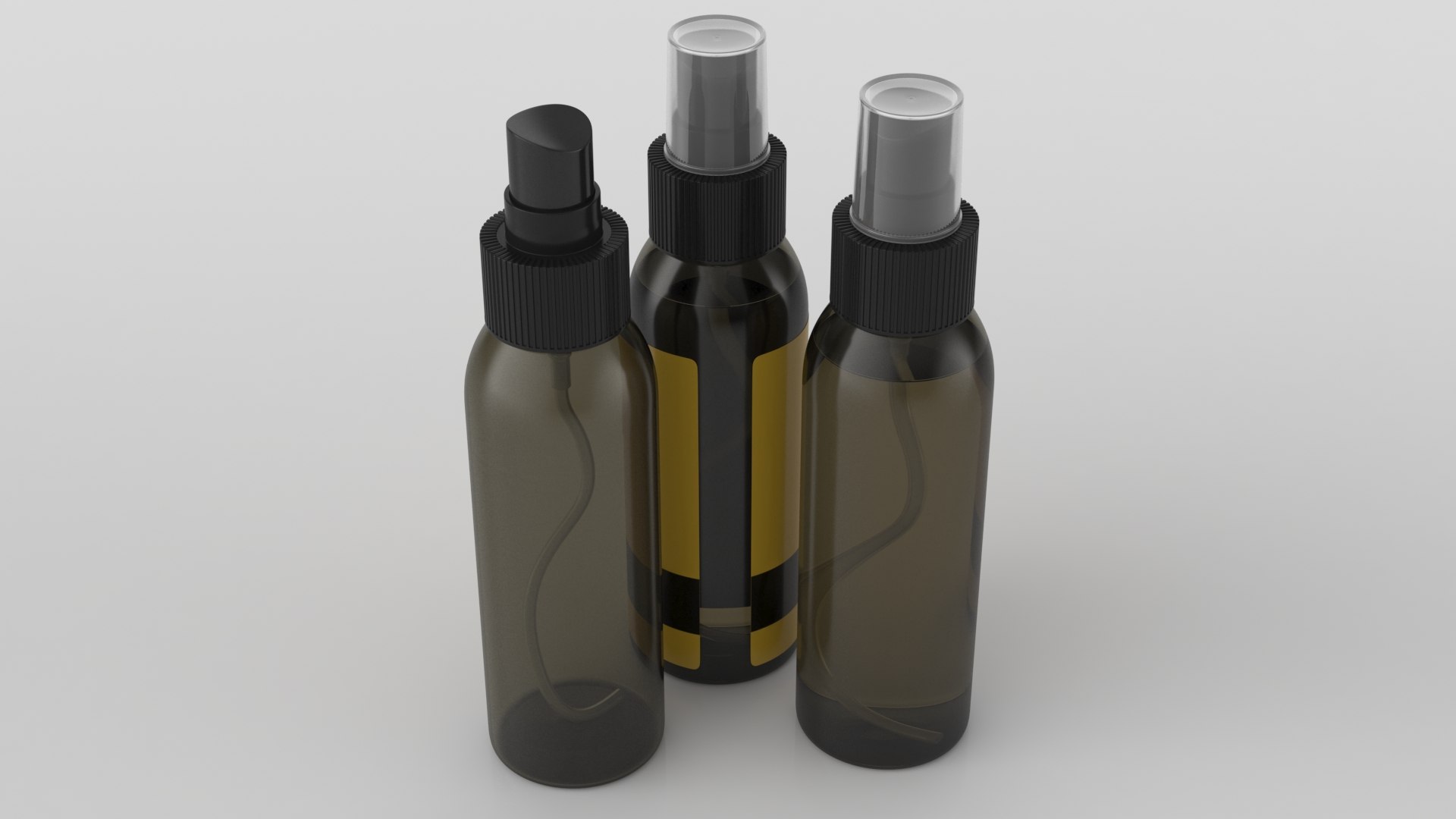 3D bottle 100ml spray model - TurboSquid 1384646