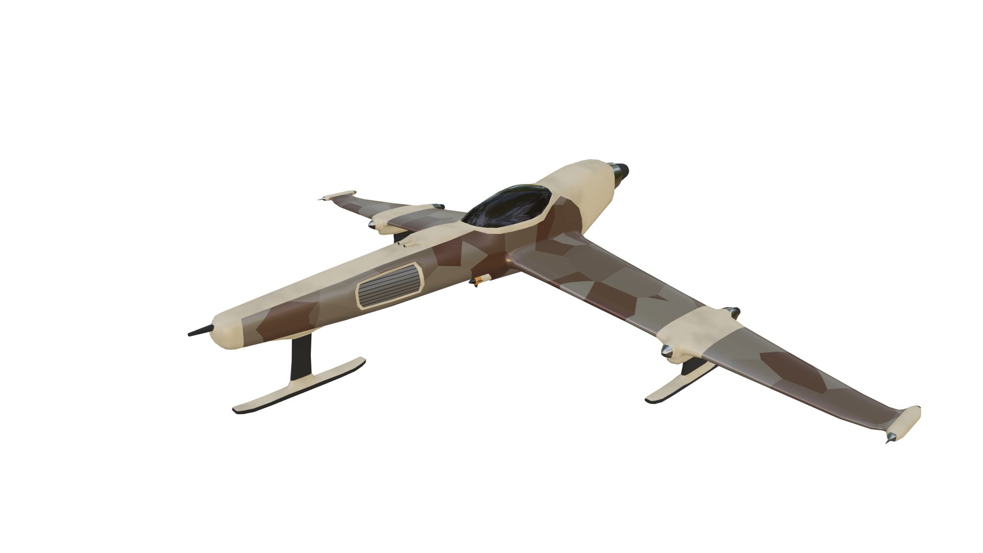 3D Sci-Fi Military Spaceship - Lightwing G3 model - TurboSquid 1933732