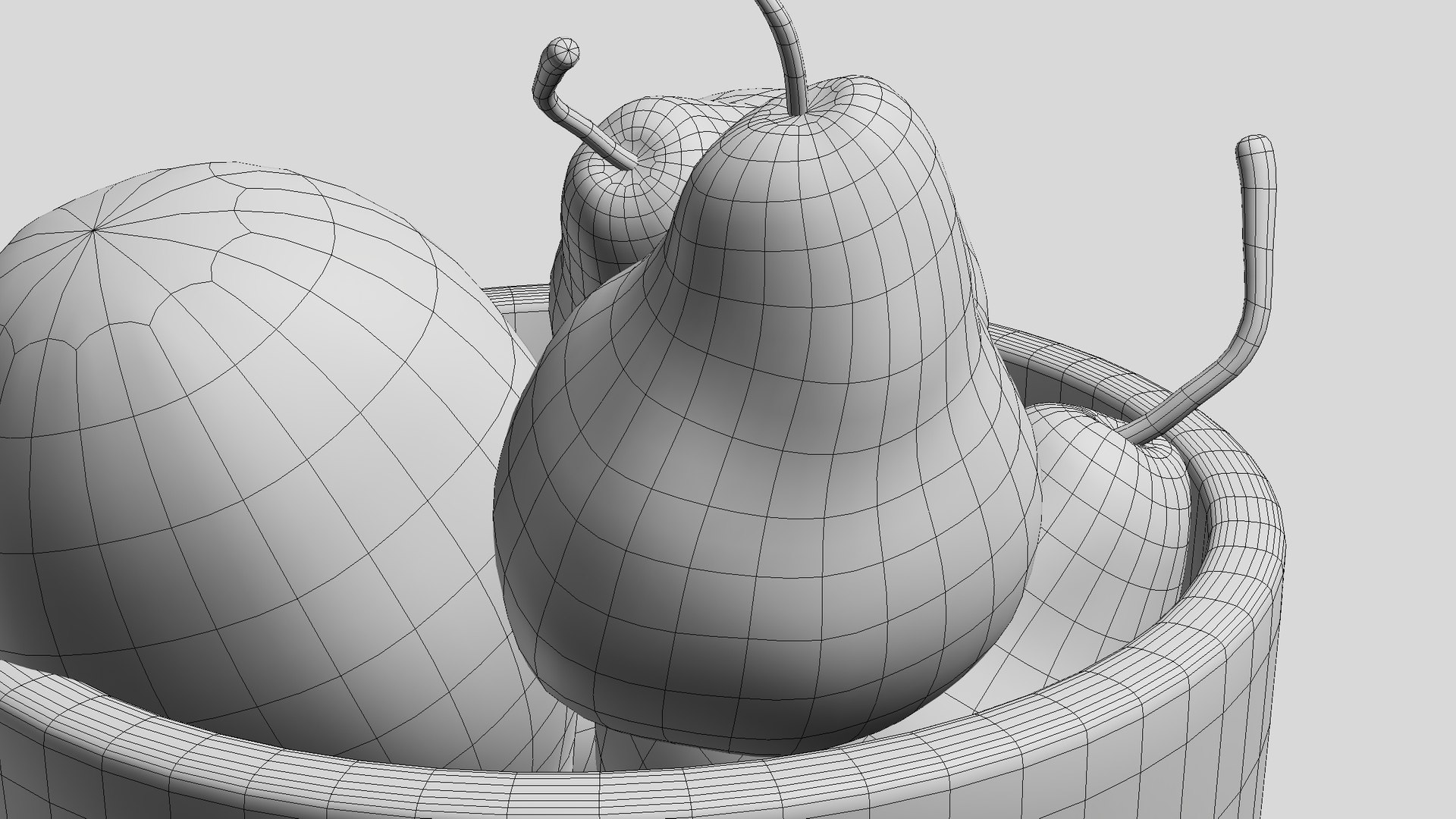 3D Model Fruit Bowl - TurboSquid 1882848