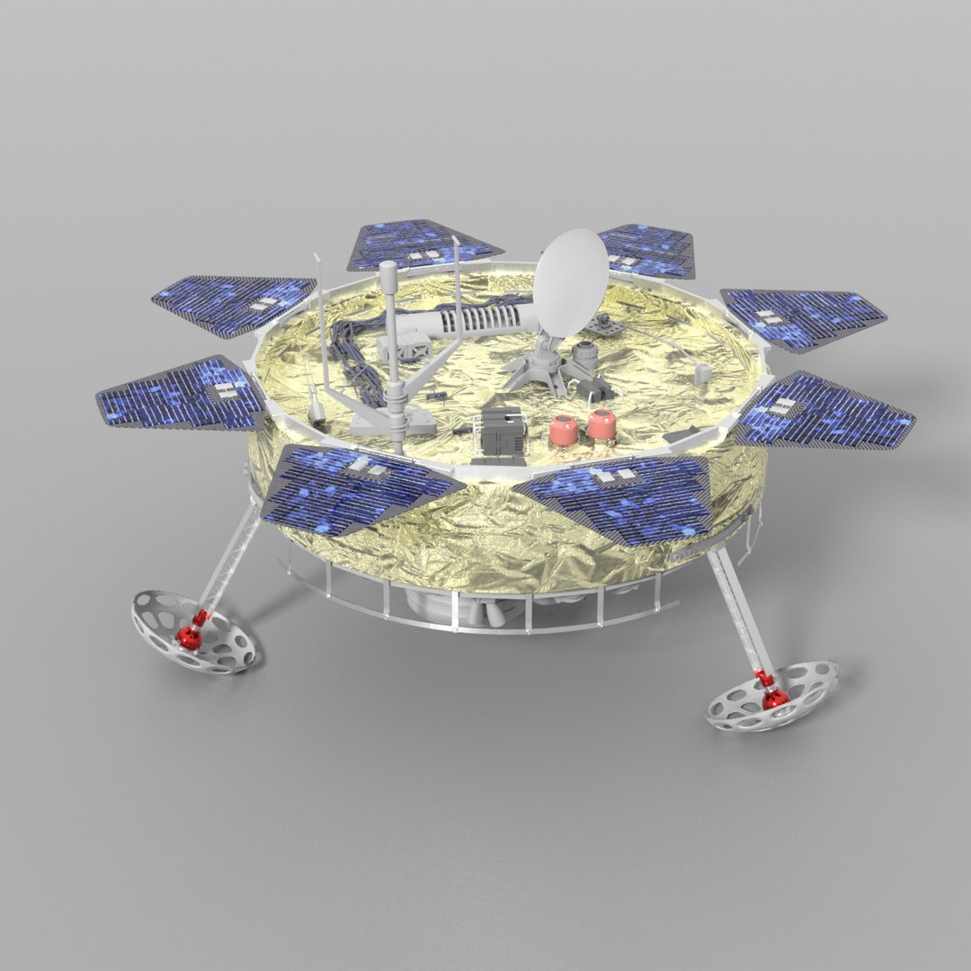 Lunar lander 3D model - TurboSquid 1185844