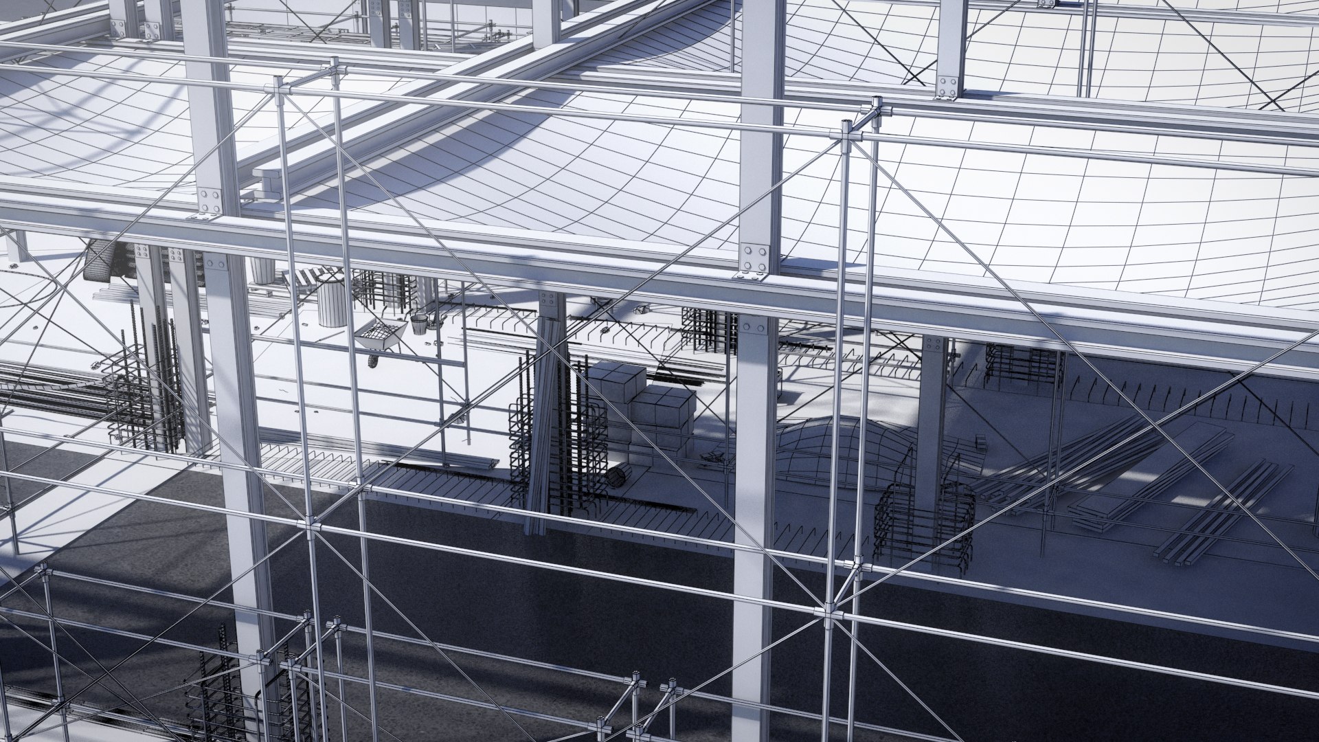 3D Construction Site - TurboSquid 2209205