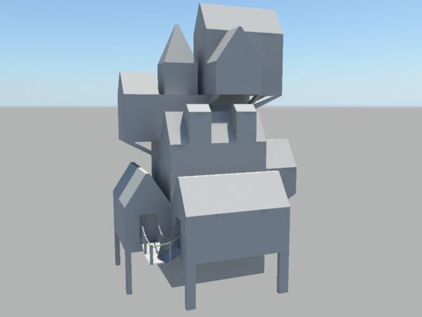 3d Pirate House Model