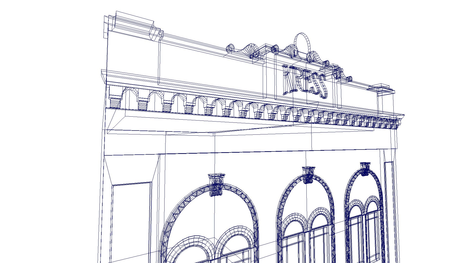 3D Historic Department Store - TurboSquid 1748552