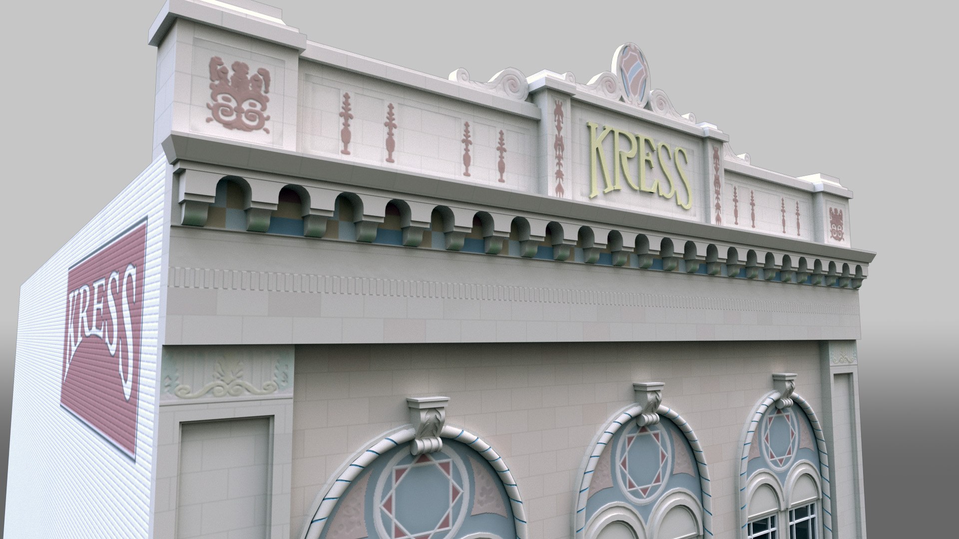 3D Historic Department Store - TurboSquid 1748552