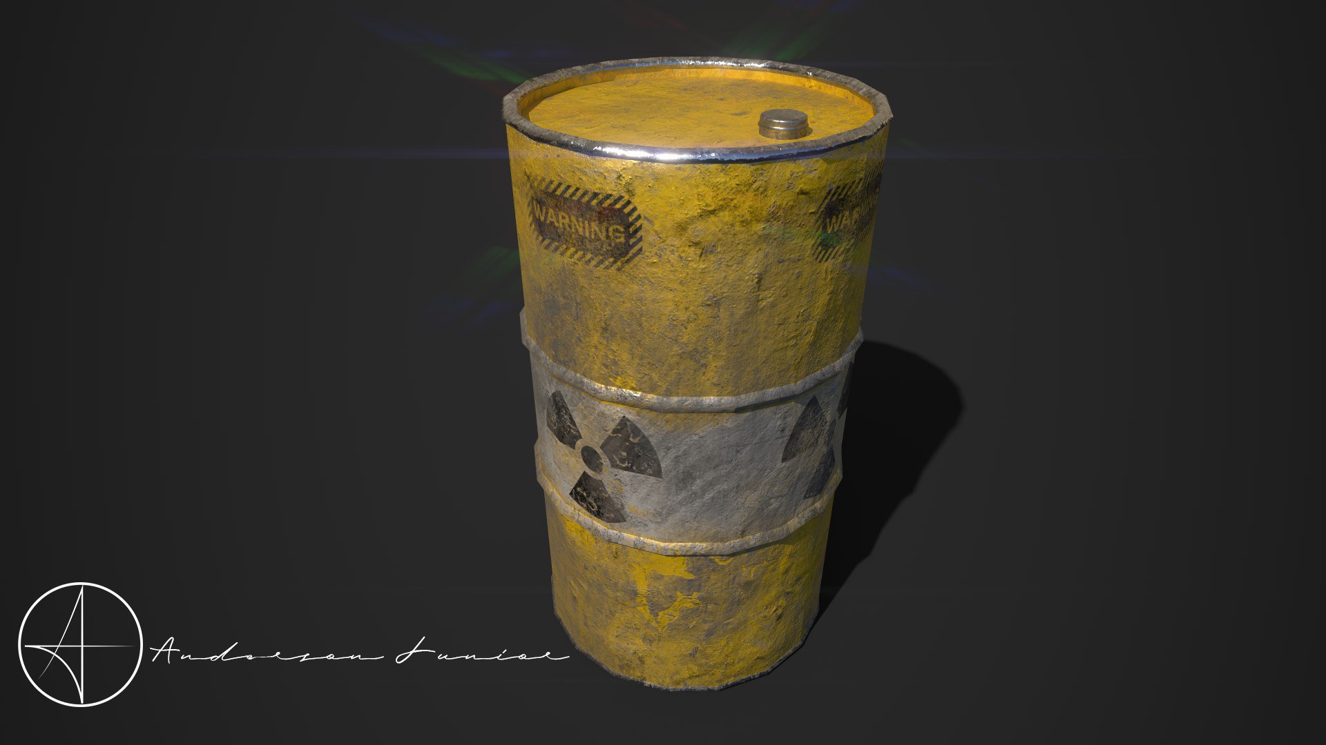 Oil Barrel Radiation Model - TurboSquid 1425051