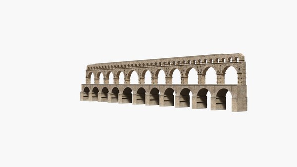 modelo 3d Acueducto romano antiguo - TurboSquid 2349692