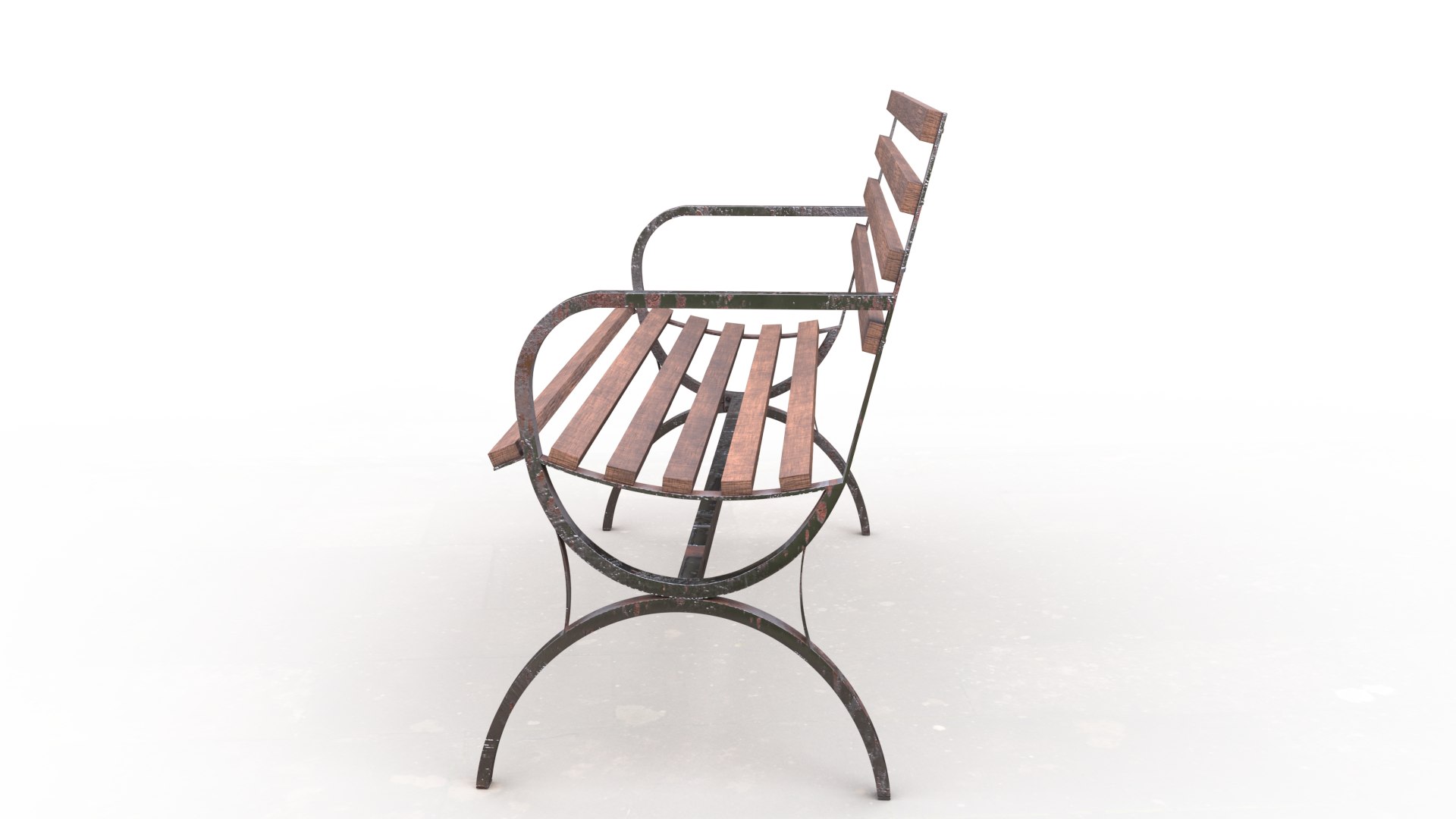 Park Bench 3D Model - TurboSquid 2089609