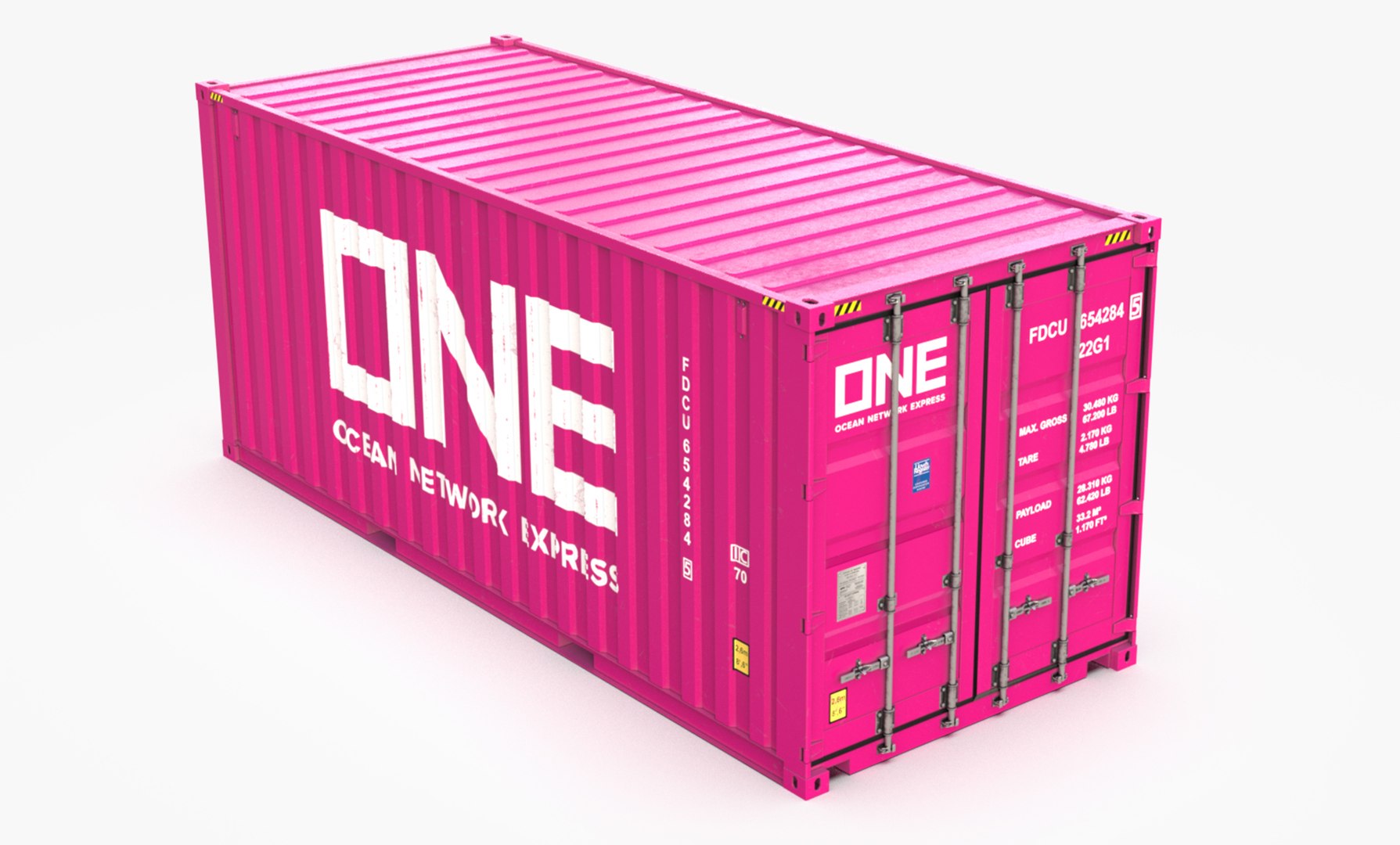 20 Ft MAERSK Standard Shipping Container 3D Model - TurboSquid 2223466