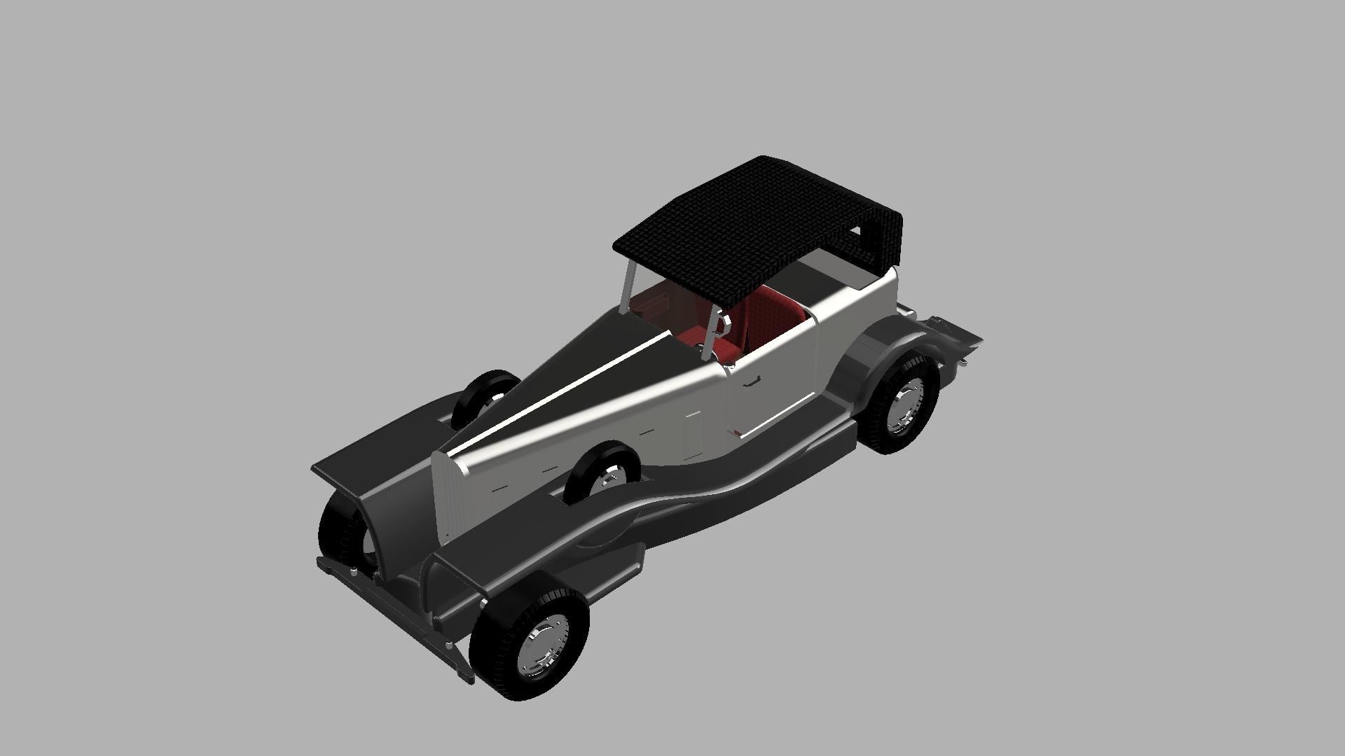 Vintage Car 3D Model - TurboSquid 1719252