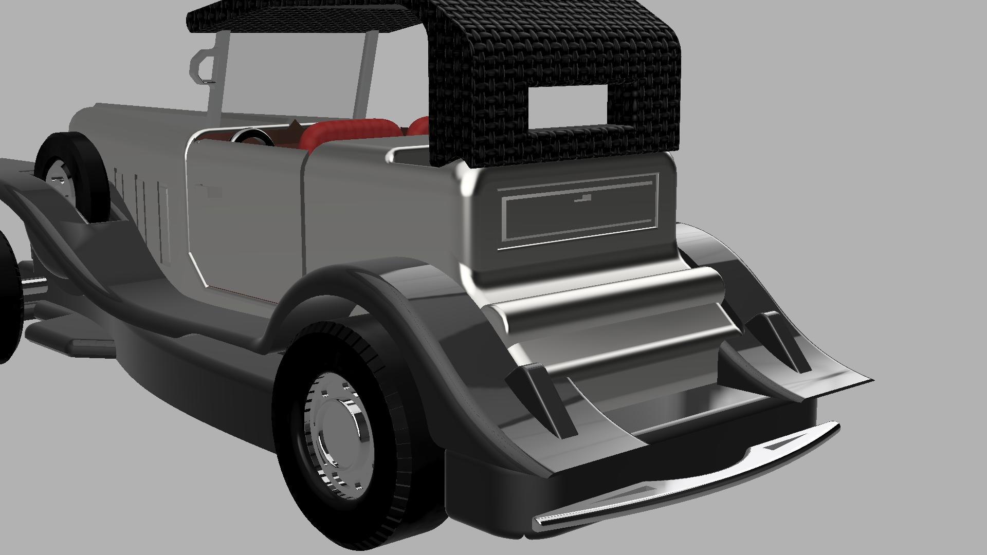 Vintage Car 3D Model - TurboSquid 1719252
