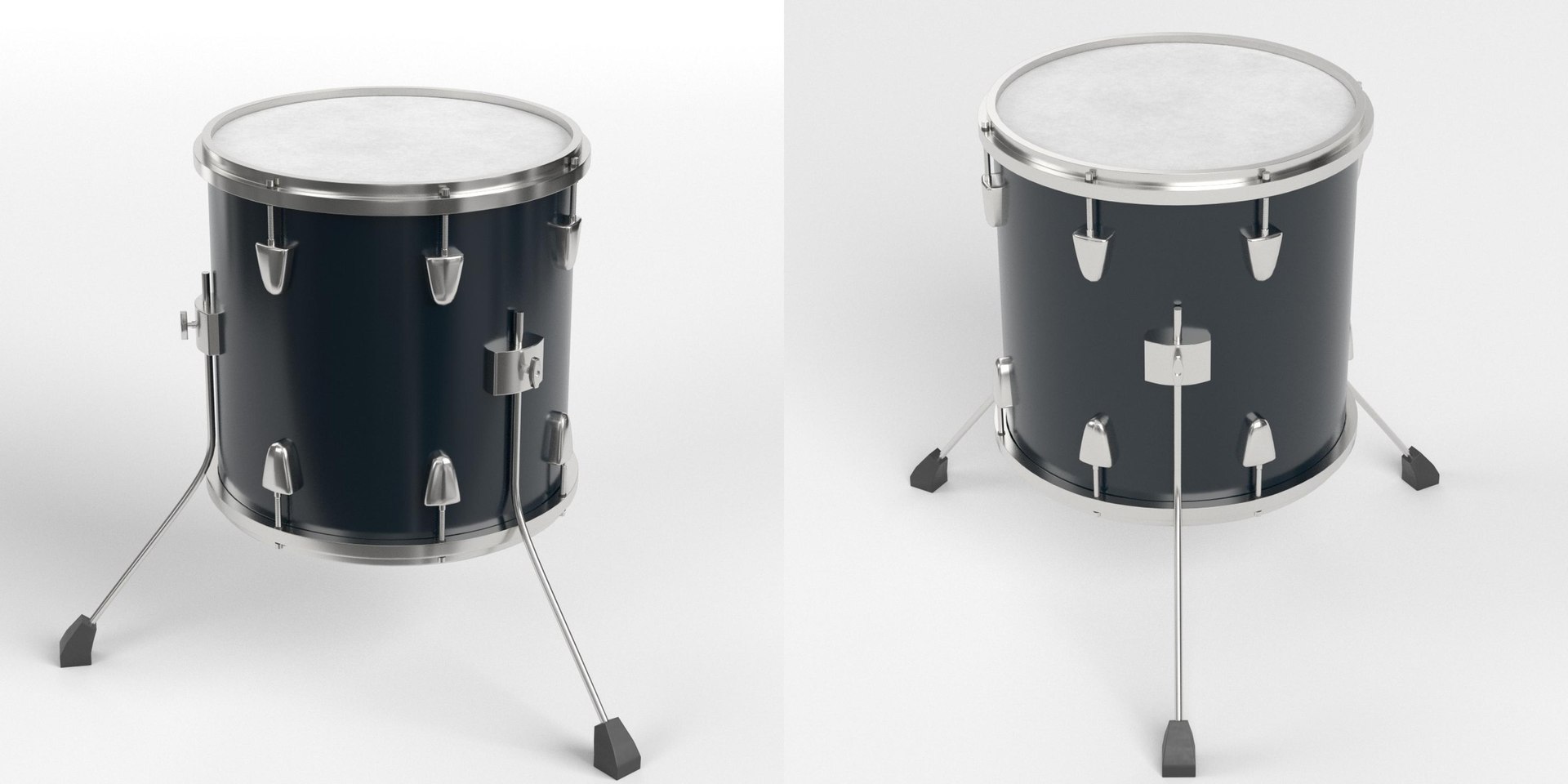 Floor Tom Drum 3D Model - TurboSquid 2022994