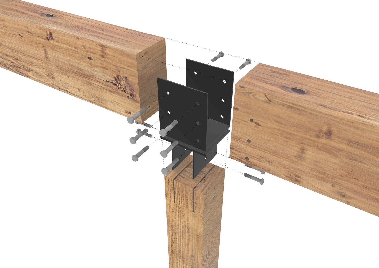 3D SteelWoodConnection Model - TurboSquid 2130299