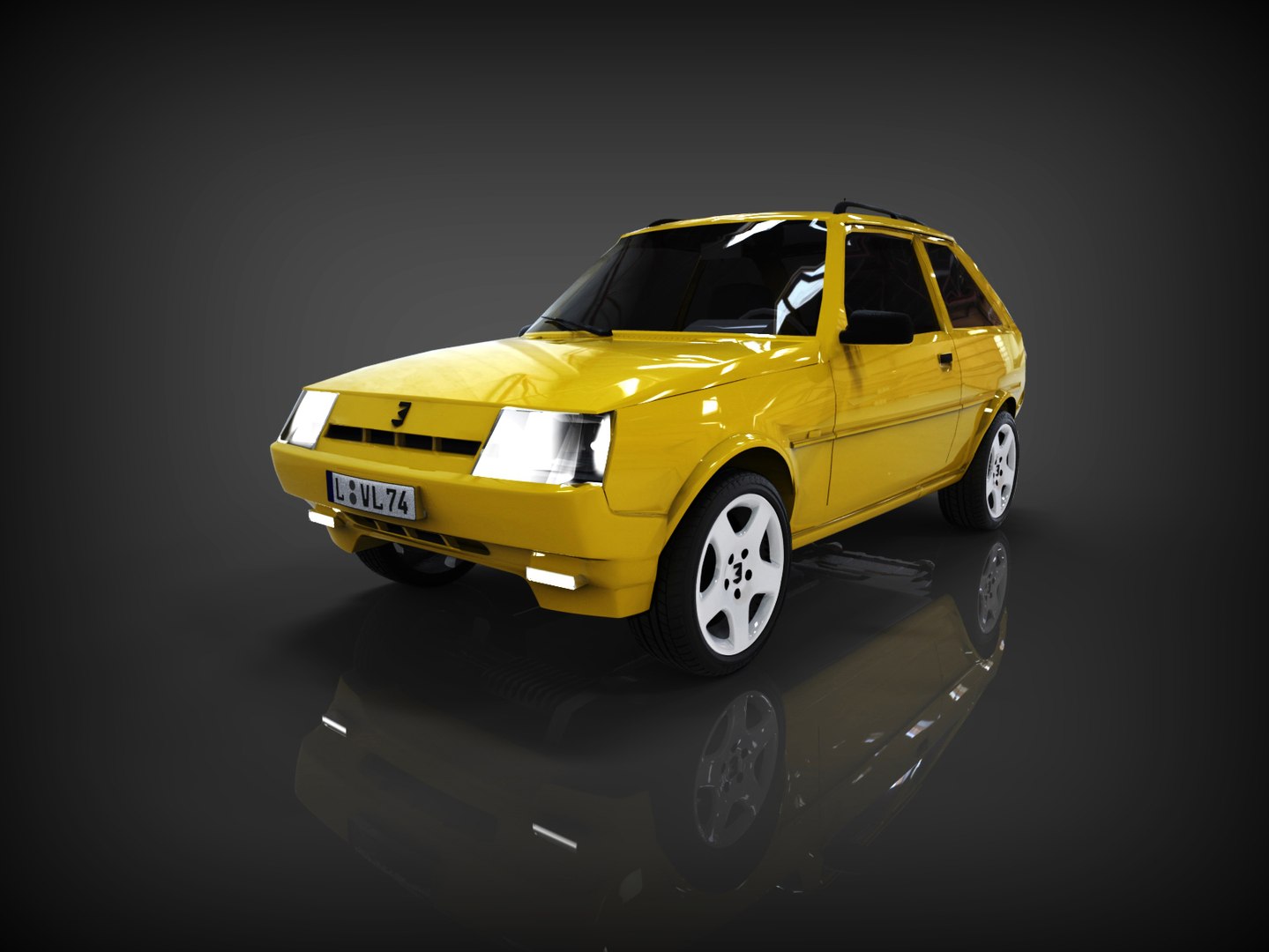 3D Model Car Zaz-tavriya - TurboSquid 1384535