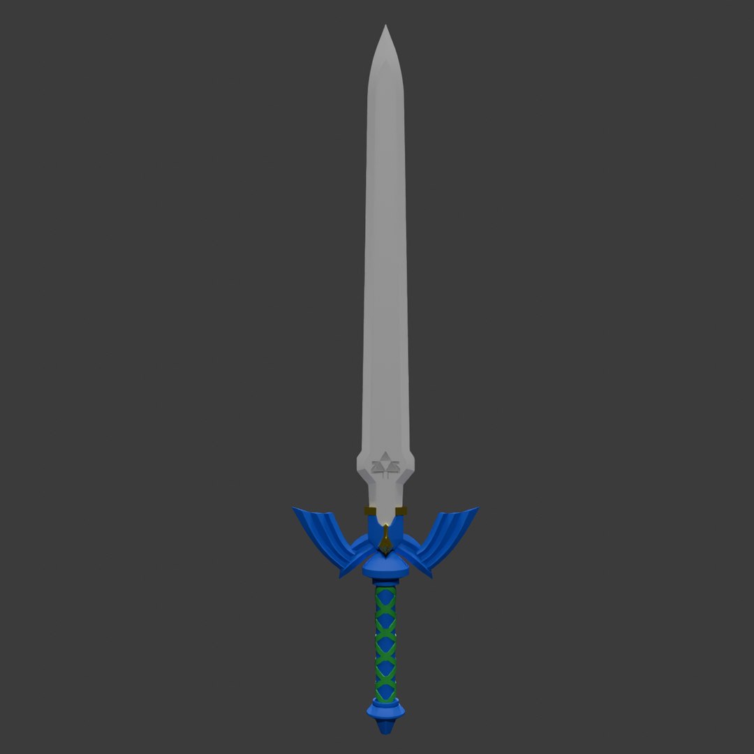 3D Master Sword The Legend Of Zelda Model - TurboSquid 2281251