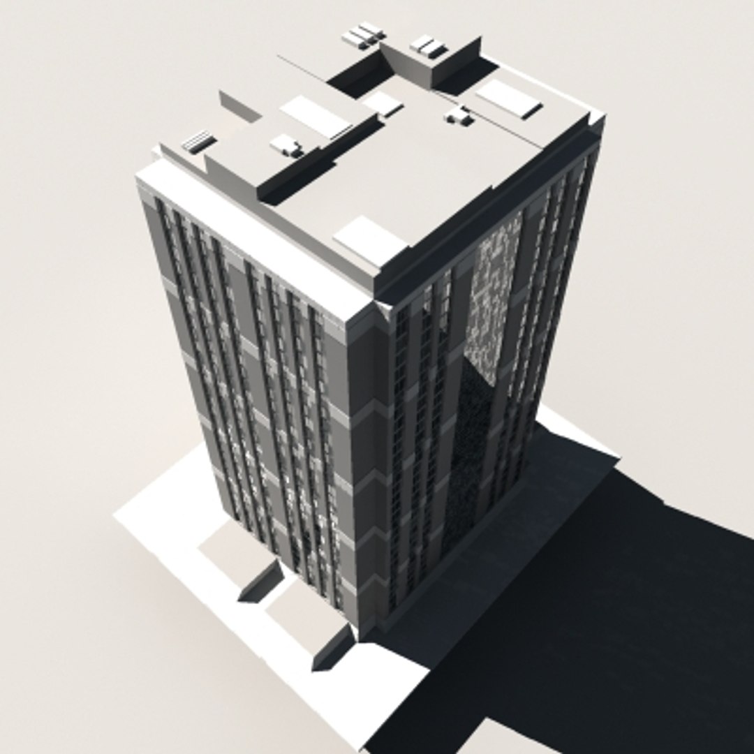 skyscraper buildings 3d model