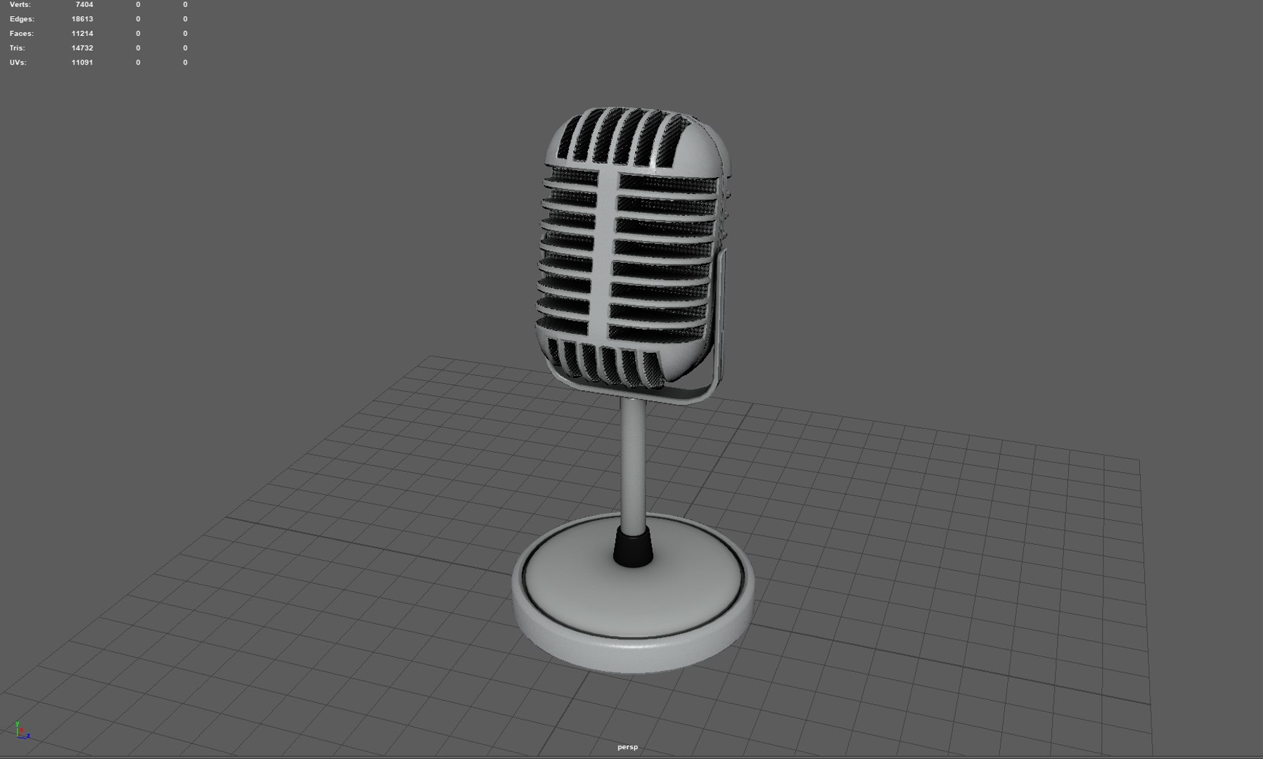 3D Microphone - TurboSquid 1847777