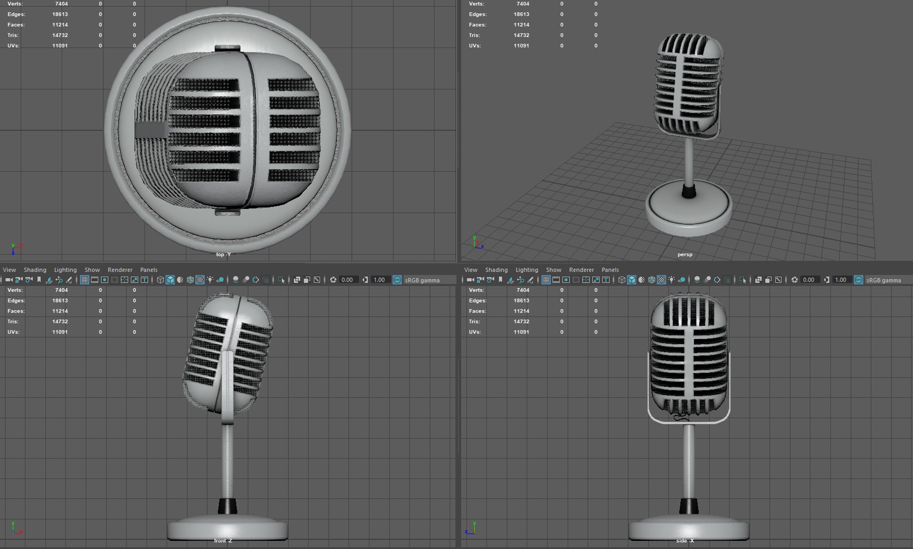 3D Microphone - TurboSquid 1847777