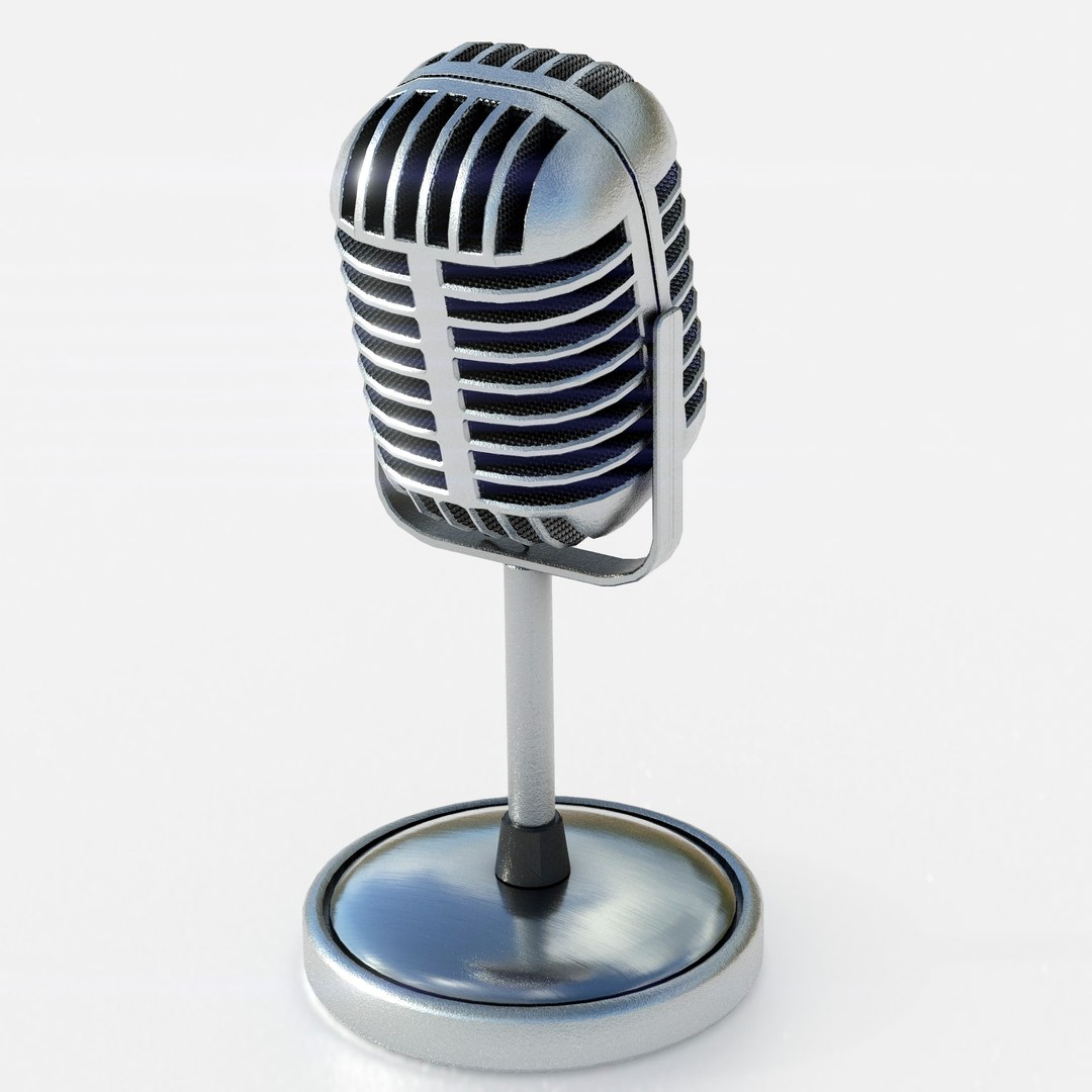 3D Microphone - TurboSquid 1847777