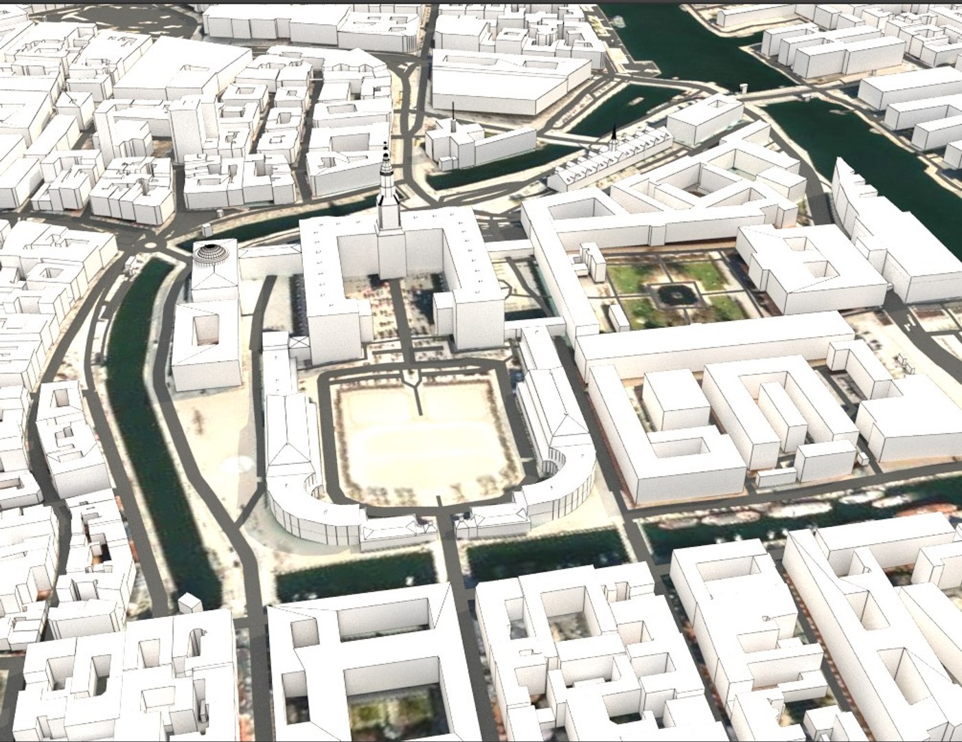 Cityscape Copenhagen Denmark City 3D Model - TurboSquid 1638622