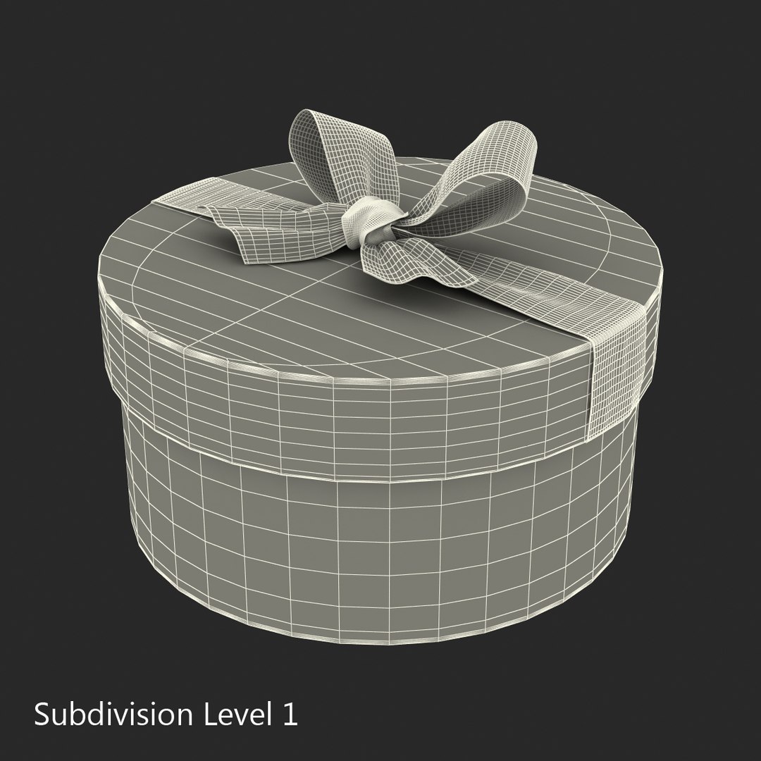 Giftbox 5 Pink 3d C4d