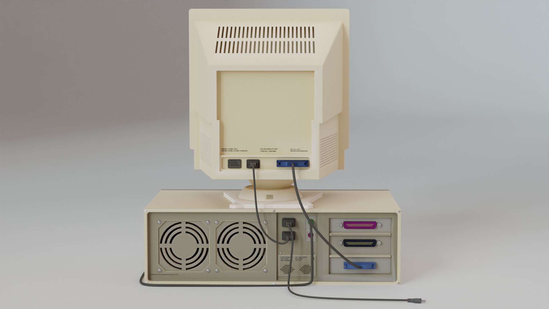 3D Old Computer Model - TurboSquid 1880288