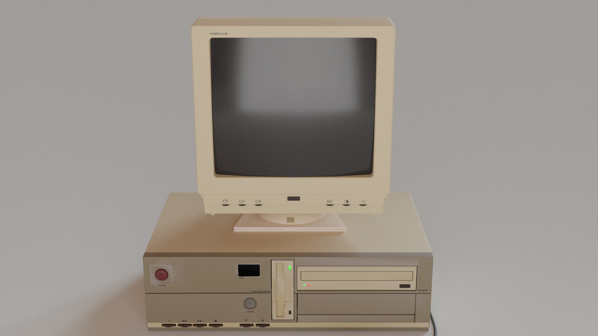 3D Old Computer Model - TurboSquid 1880288