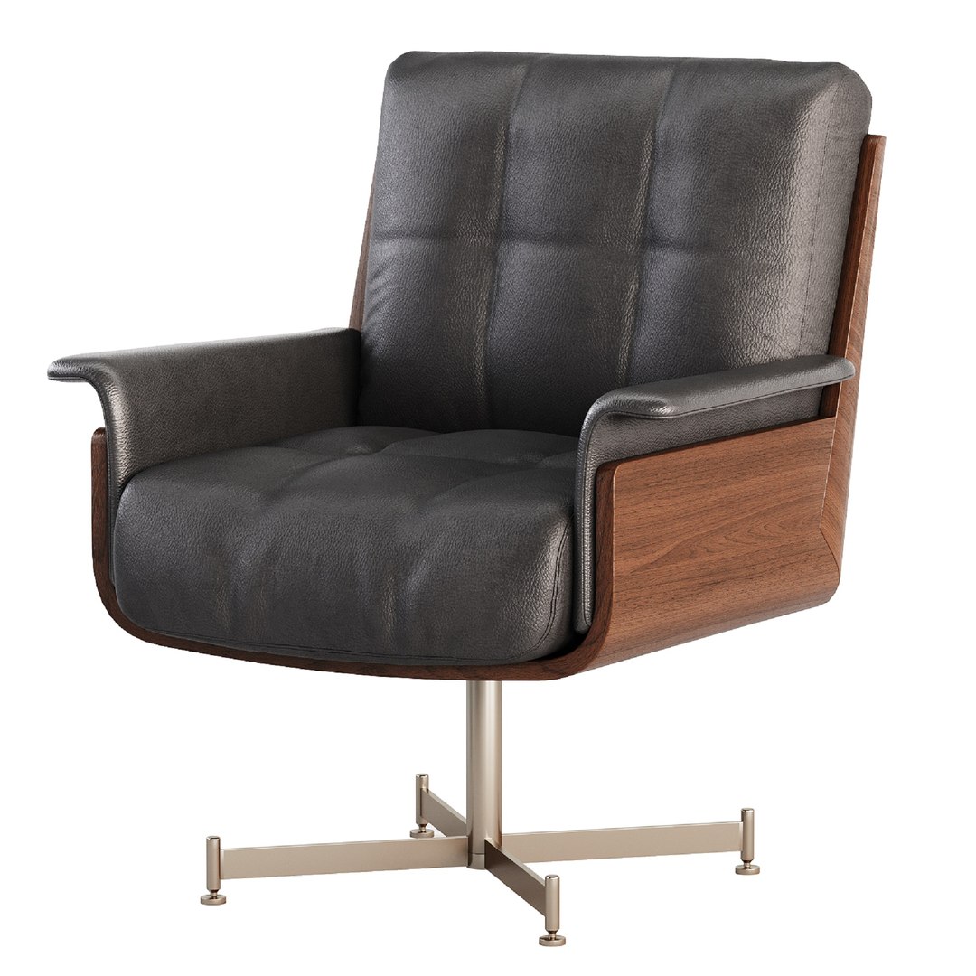 Office chair Minotti Daiki Studio 3D model - TurboSquid 2171039