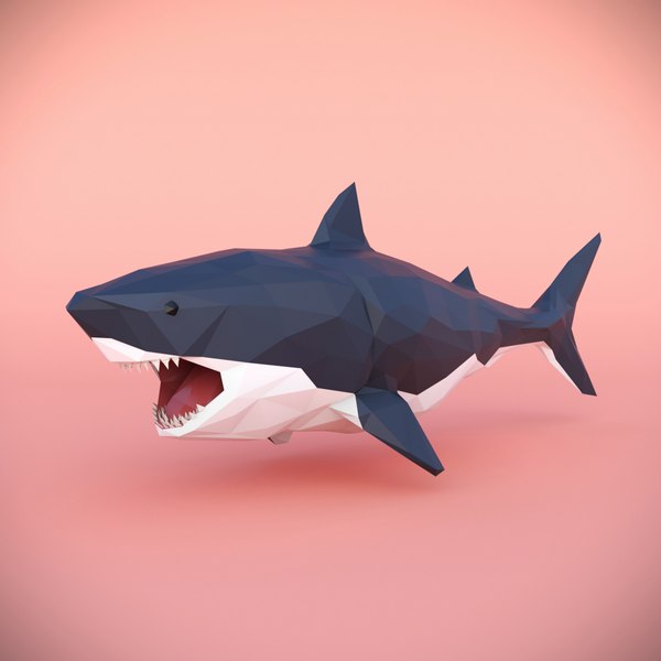 cartoon fish 3d model