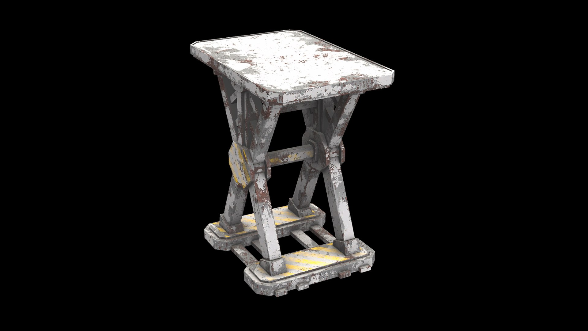Pedestal Platform 02 3D Model - TurboSquid 2299033