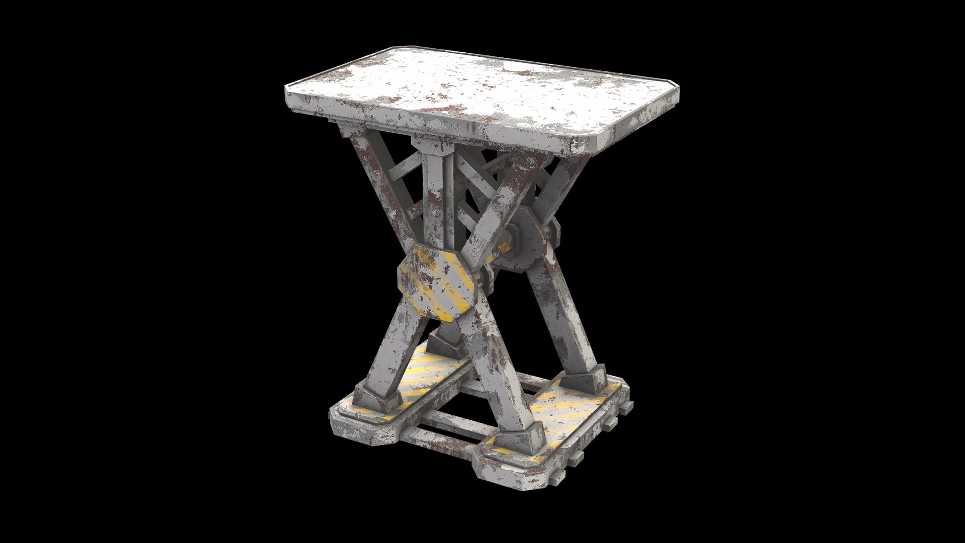 Pedestal Platform 02 3D Model - TurboSquid 2299033