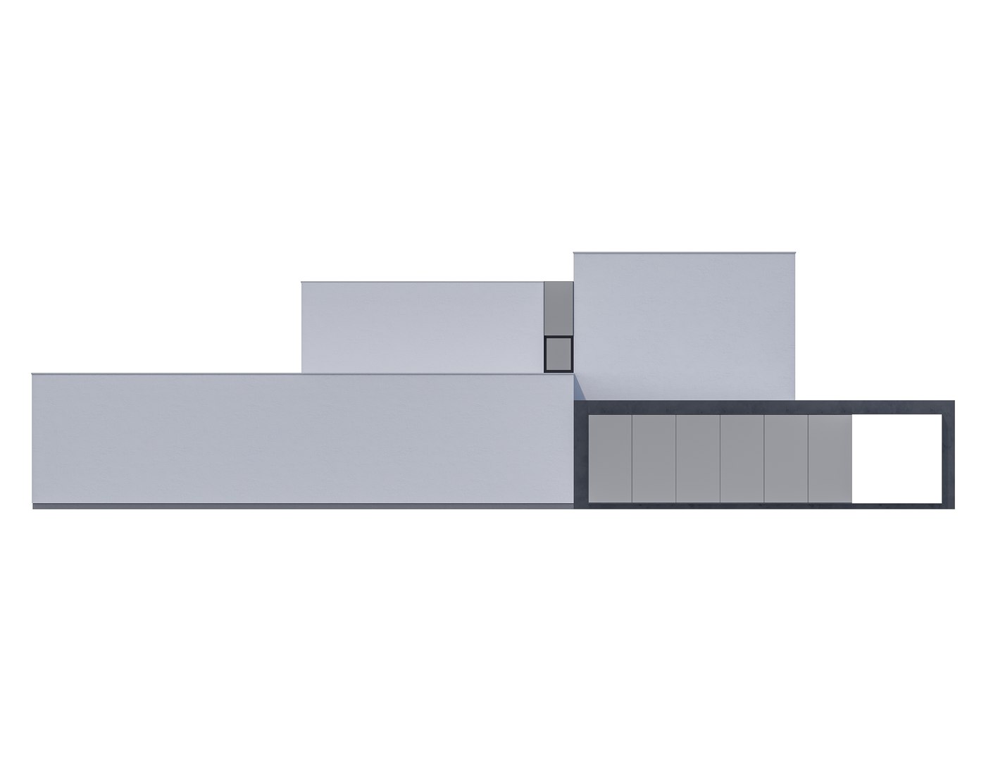 Family House 28 - Created With Fully Parametric Revit Families Model ...