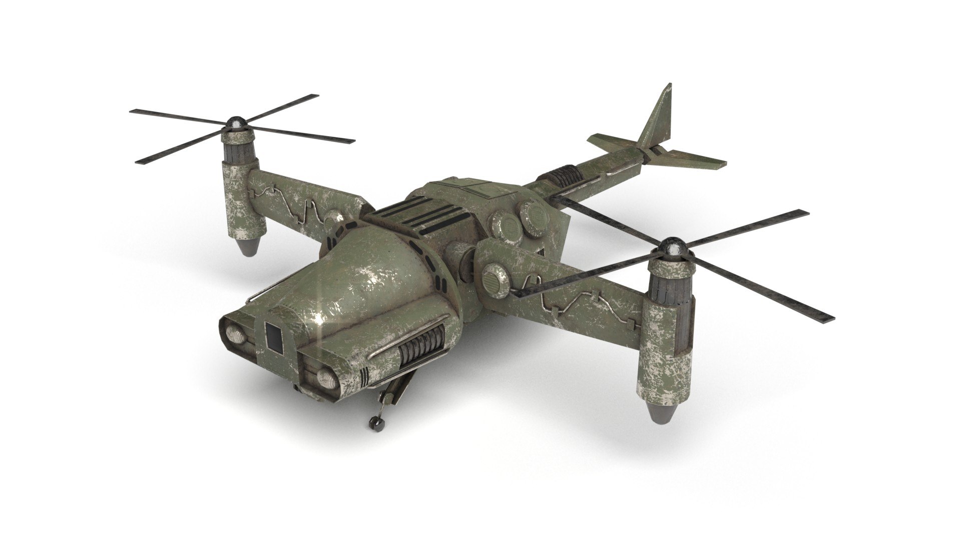 3D Helicopter Vertibird Transporter Model - TurboSquid 1550829