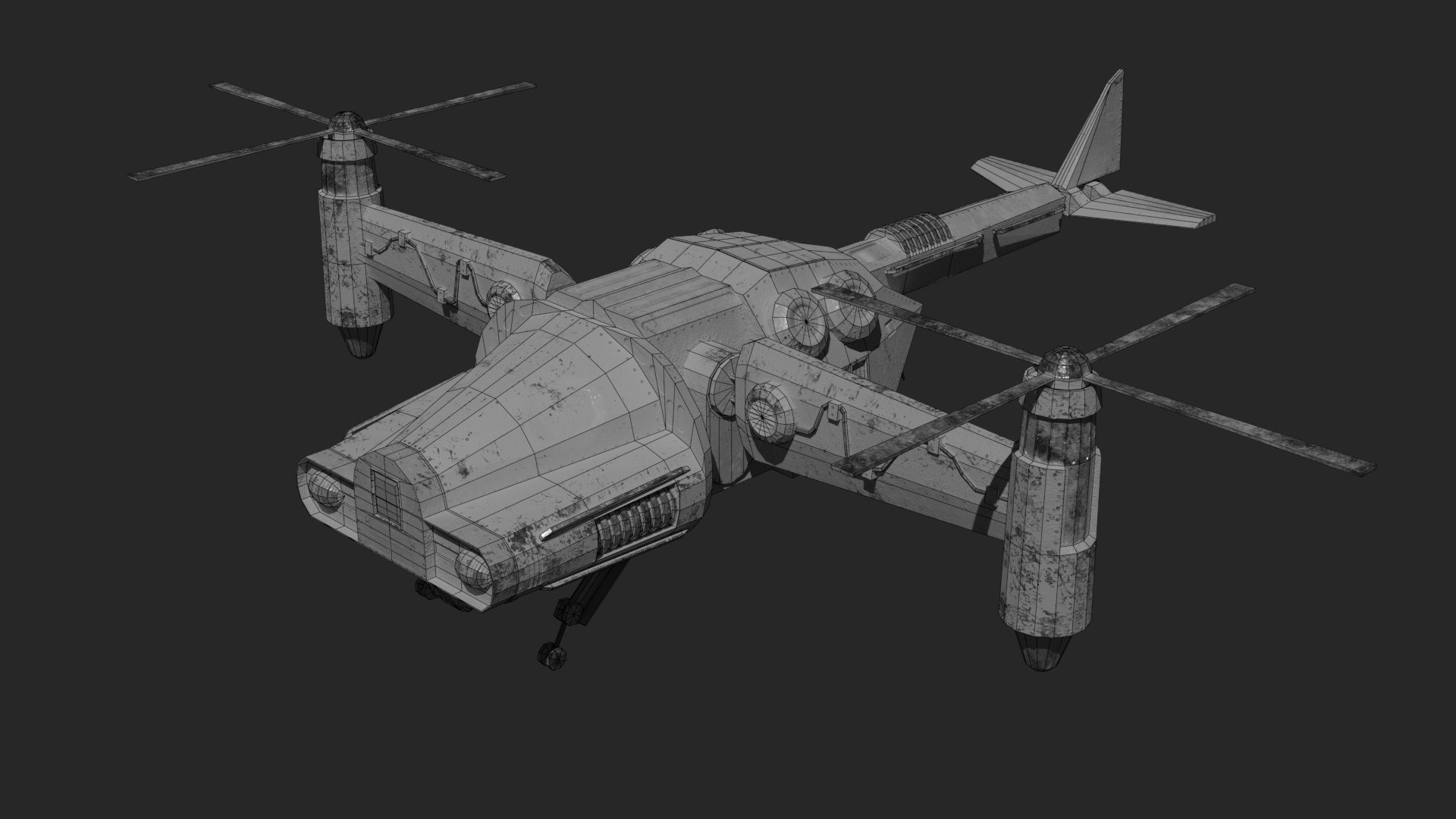 3D Helicopter Vertibird Transporter Model - TurboSquid 1550829
