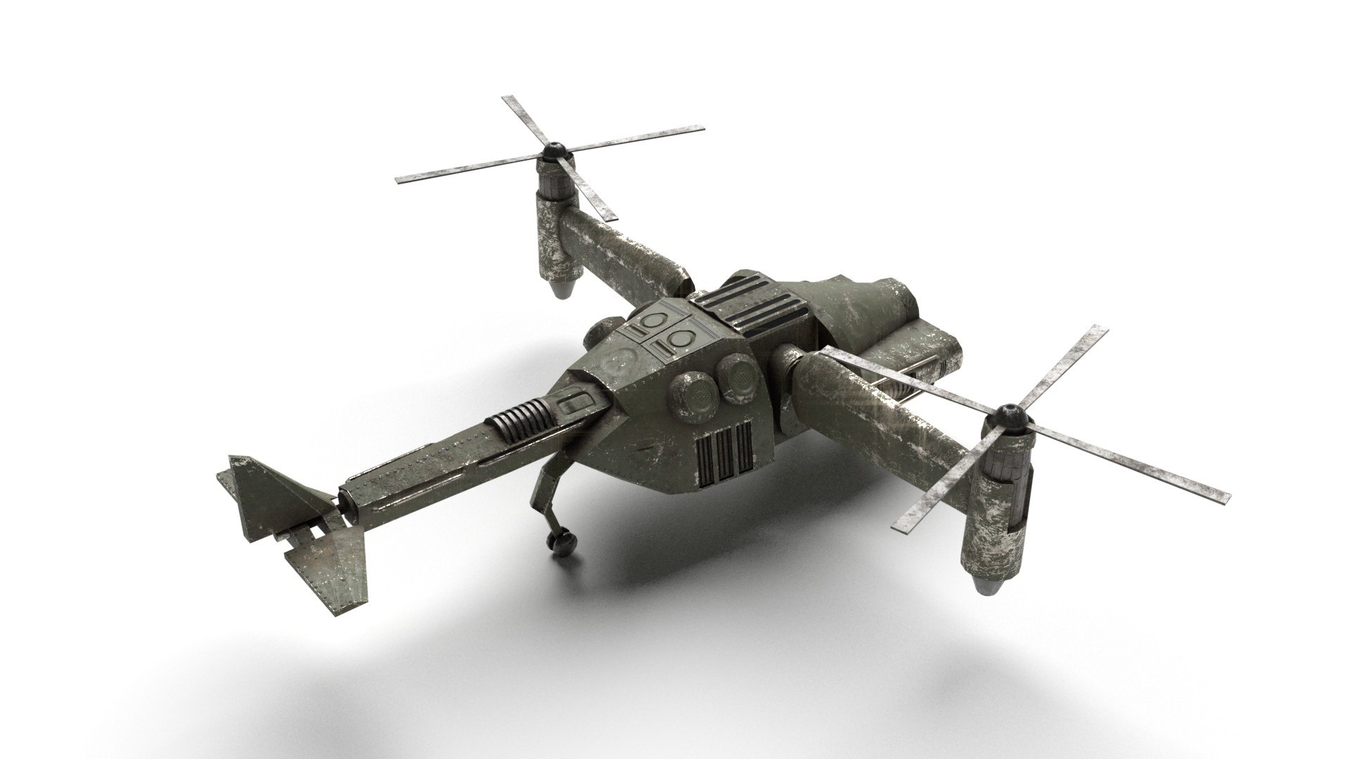 3D Helicopter Vertibird Transporter Model - TurboSquid 1550829