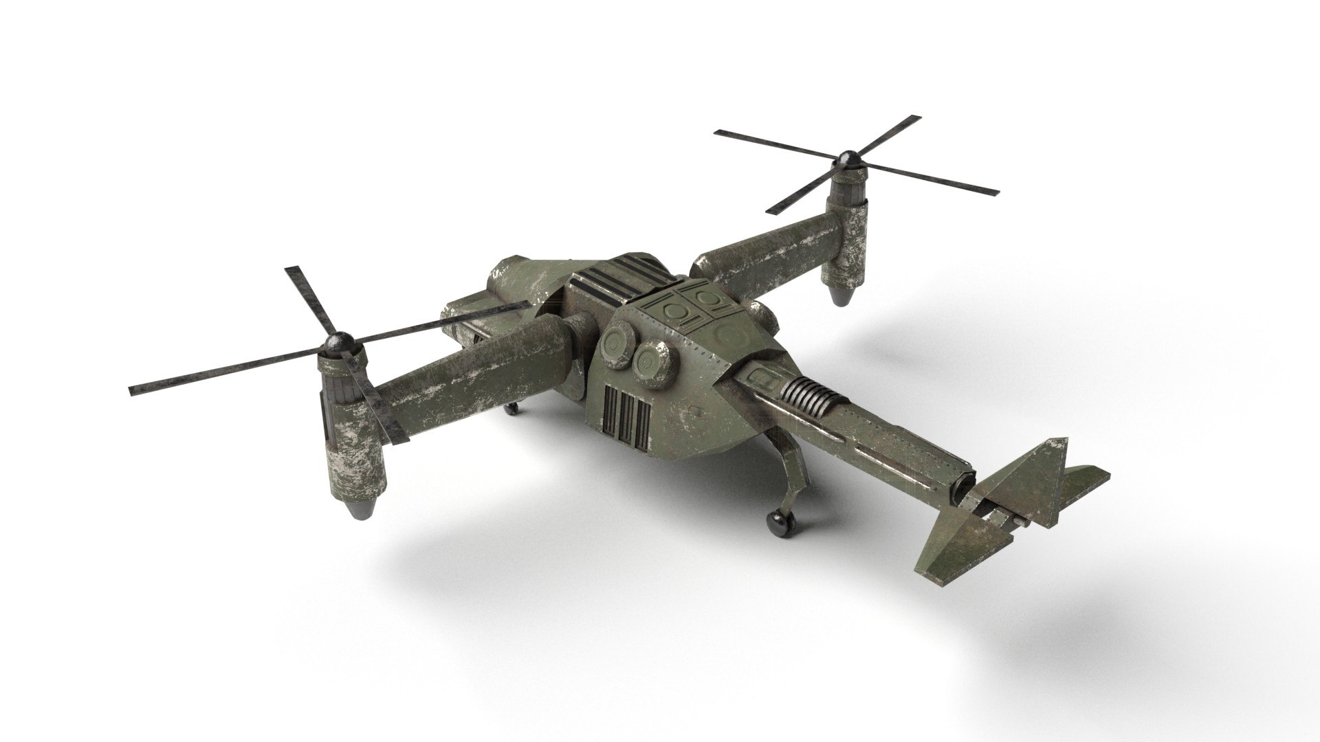 3D Helicopter Vertibird Transporter Model - TurboSquid 1550829