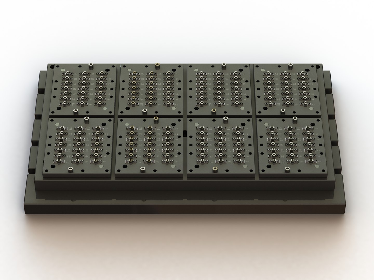 3D CNC Machine Fixture for Slot Nut Plate - TurboSquid 2176822
