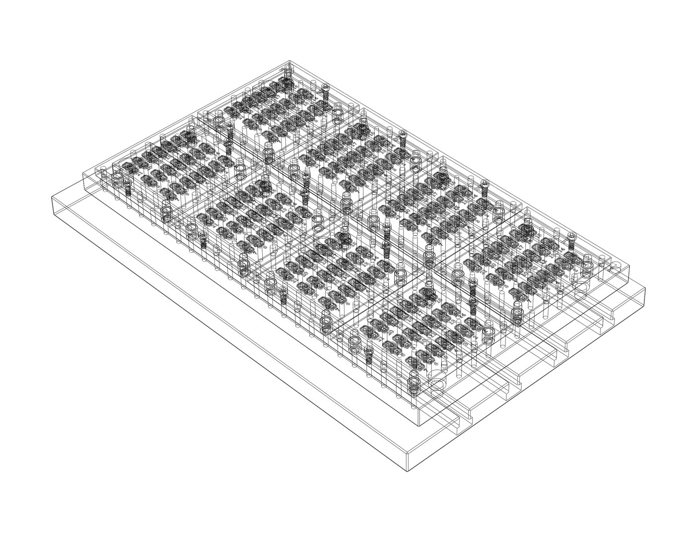 3D CNC Machine Fixture for Slot Nut Plate - TurboSquid 2176822