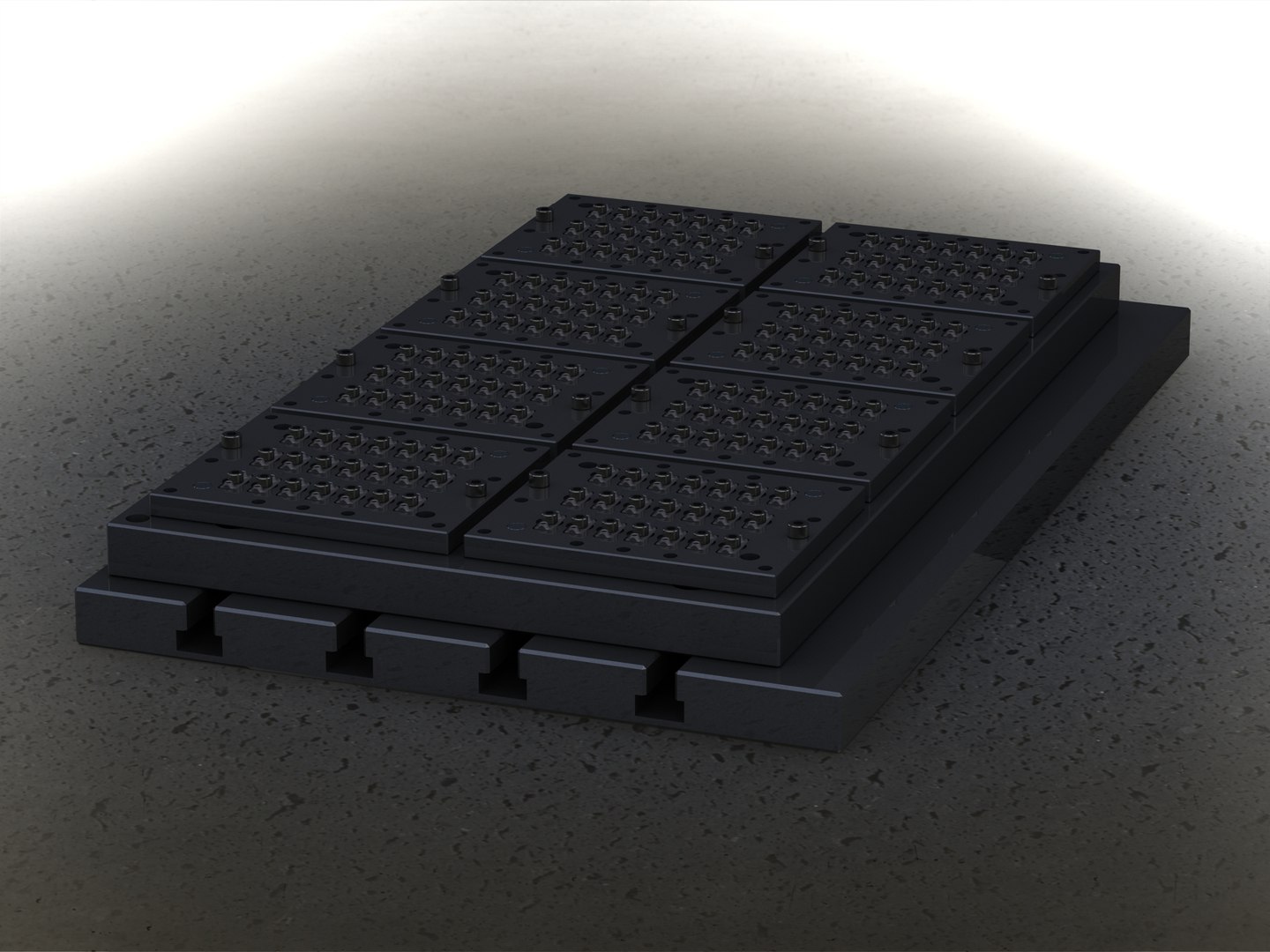 3D CNC Machine Fixture for Slot Nut Plate - TurboSquid 2176822