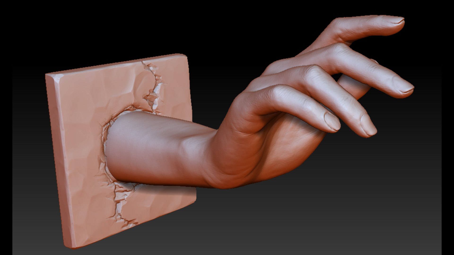 Woman Hand Art Decorative Printable Sculpt 3D - TurboSquid 1819652