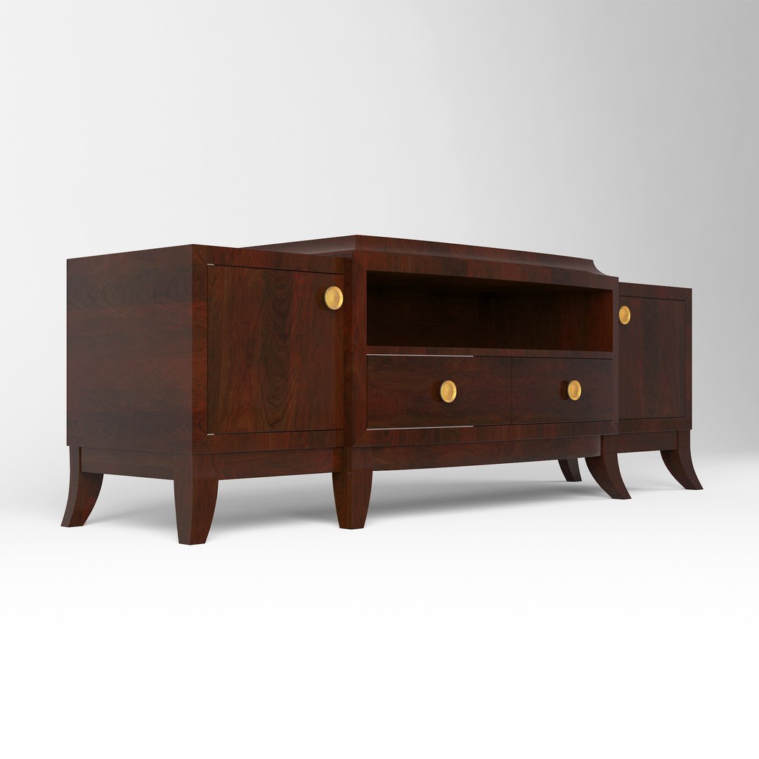 Modern TV Unit 001 3D - TurboSquid 2257994